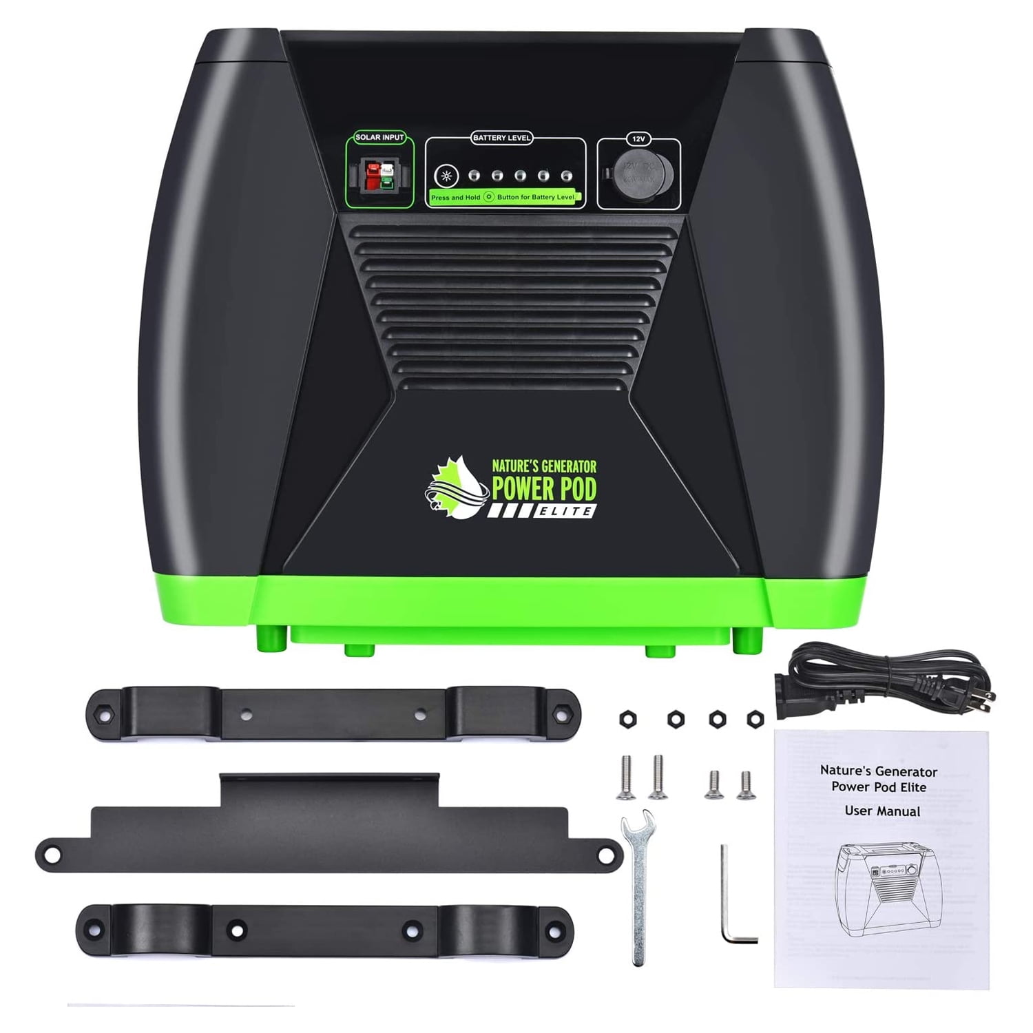 Nature's Generator HKNGPD Elite Power Pod w/ 100Ah Lead Acid Battery ...