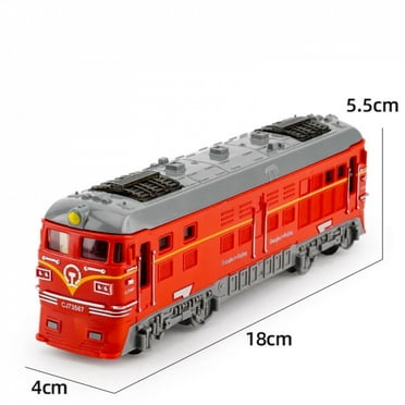 Mini Die-Cast Pull Back Steam Train Toy Set for Children's Play - 4 ...
