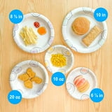 Great Value Paper Plates, 8.5", Patterned, 25 Count - Walmart.com