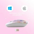 iJOY Click Tie Dye Bluetooth Wireless Mouse for Laptop and Computer ...