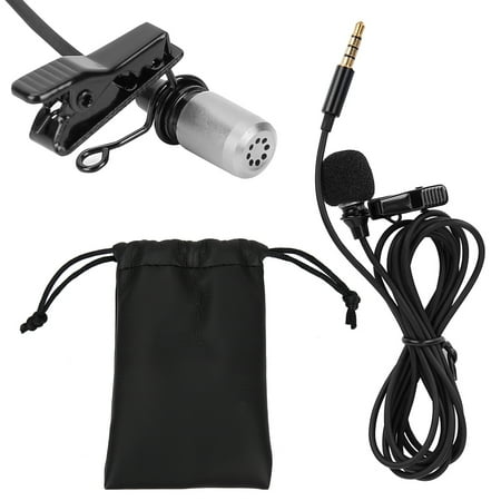 Mobile Phone Microphone, 1.5M Cable Mini Clip On Mic, Mini Mic ...