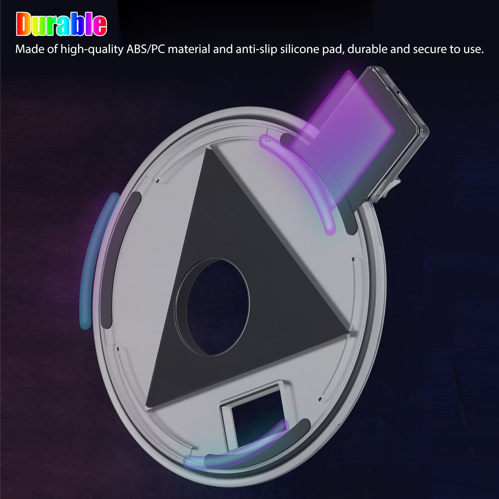 Buy LED Vertical Stand Fit for PS5 Console, EEEkit RGB Luminous Base ...