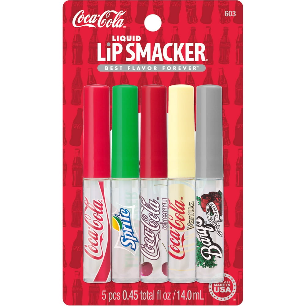 Lip Smacker Coca Cola Liquid Lip Gloss Party Pack - Walmart.com ...