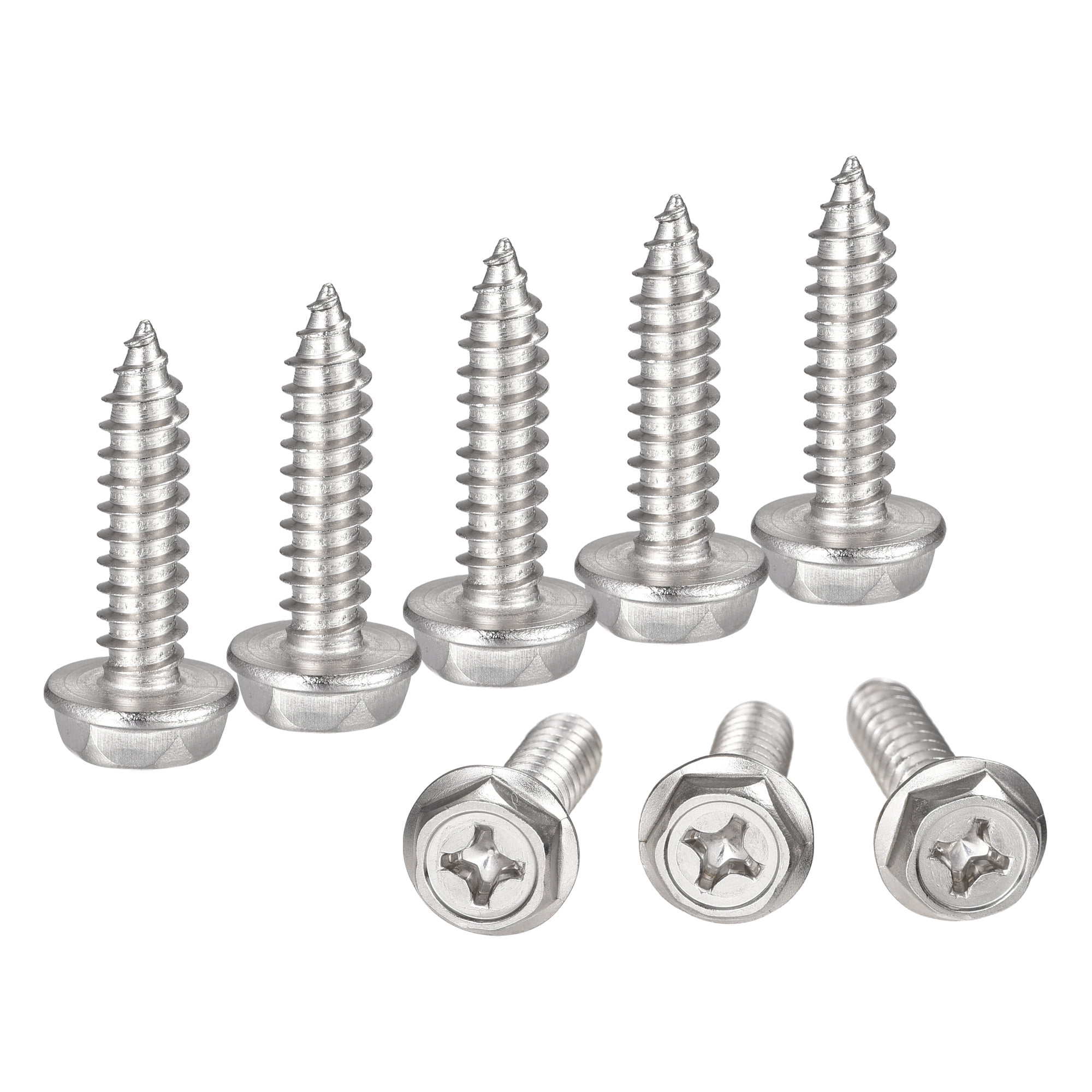 Click here for Uxcell Phillips Hex Washer Self Tapping Screws  M6... prices