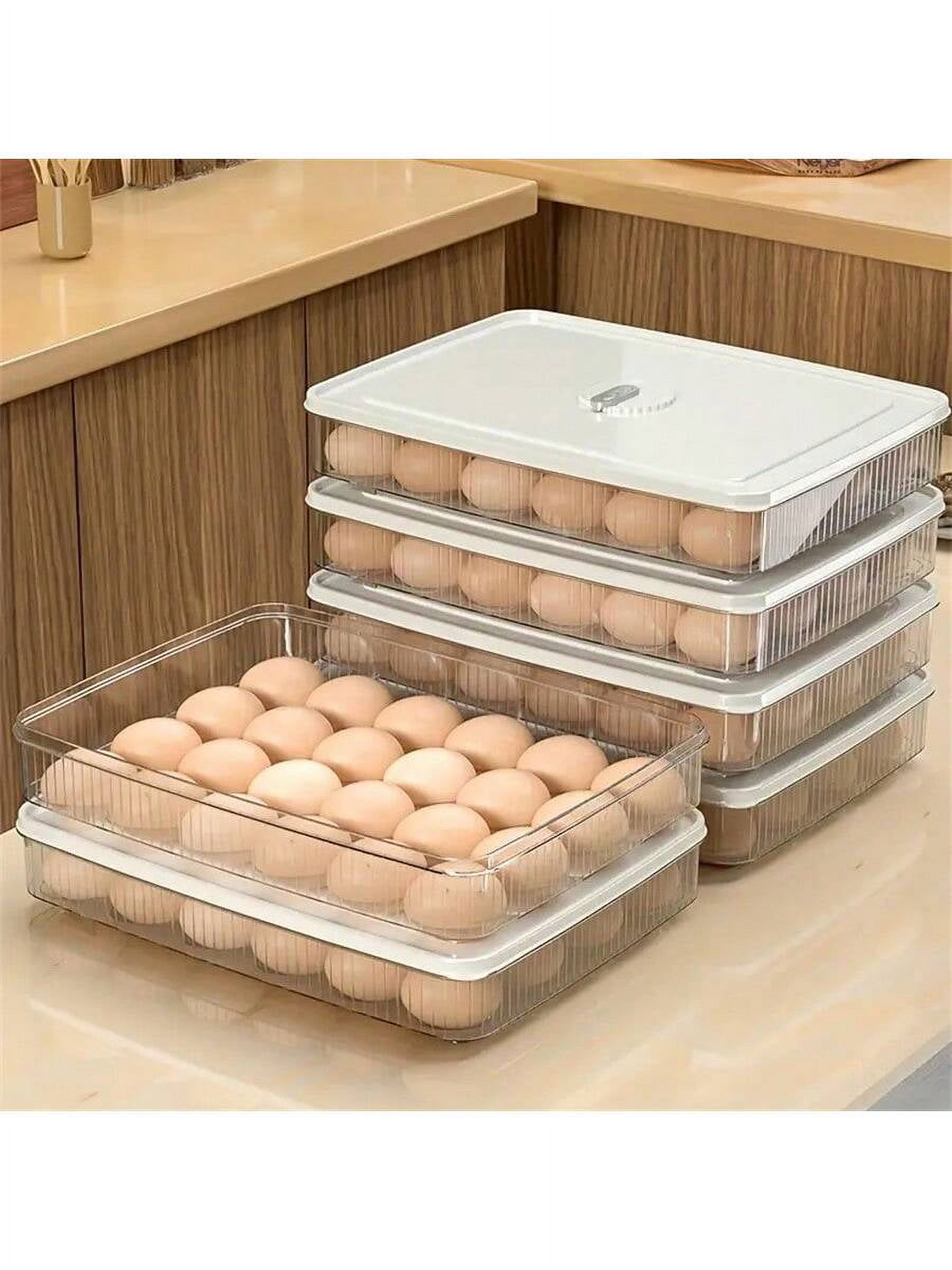 1pc Egg Storage Box, Fresh-keeping Egg Holder For Refrigerator, Anti ...