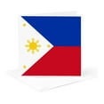 3drose, Flag of the Philippines Filipino Blue Red White with Golden ...