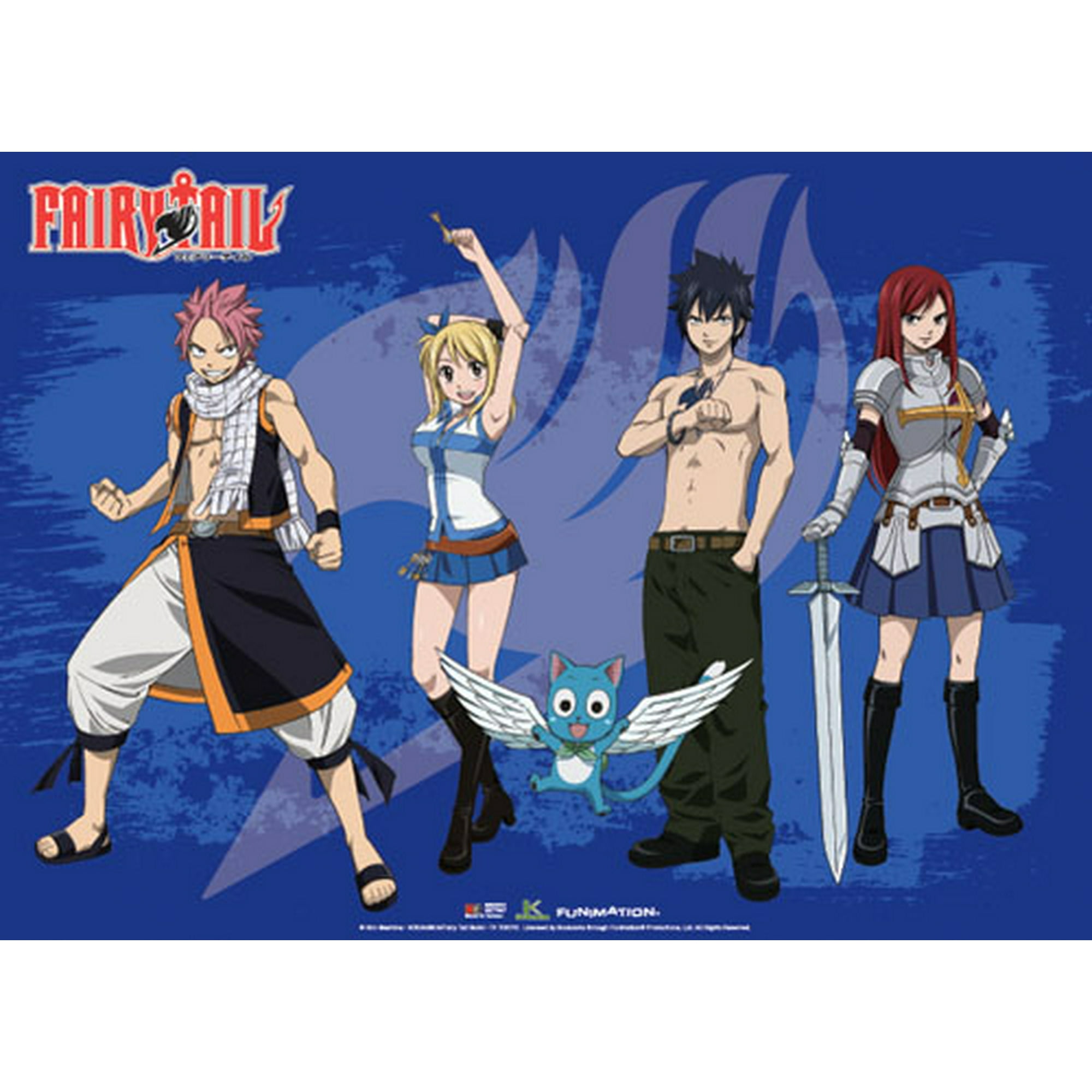 Fairy Tail Lucy Erza Natsu Gray