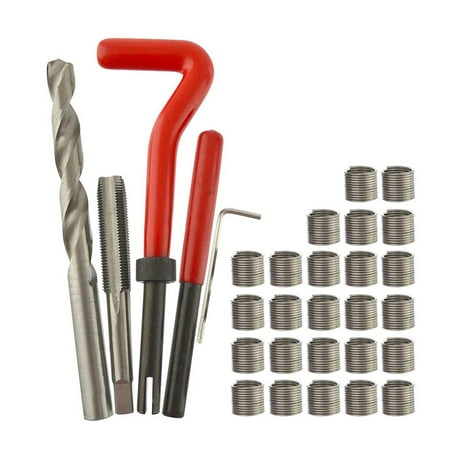 30Pcs Metric Thread Insert Kit M4 M7 M9 M11 Helicoil Car Pro Coil Tool ...