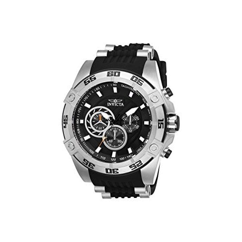 Invicta Men's 25505 'Speedway' Quartz Stainless Steel and Silicone ...