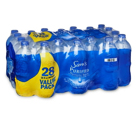 Sam's Choice Purified Drinking Water, 20 fl oz, 28 Count - Walmart.com ...