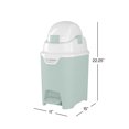 Foundations Mini Hands-Free Diaper Pail with Airtight Lid - Durable ...