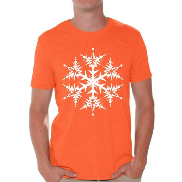 Awkward Styles Snowflake Shirt Christmas Tshirts for Men Snowflake Men ...
