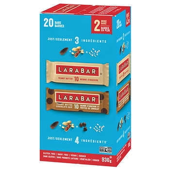 Larabar Gluten Free Peanut Butter Chocolate Chip, 5 bars x 45 g, 225 g ...