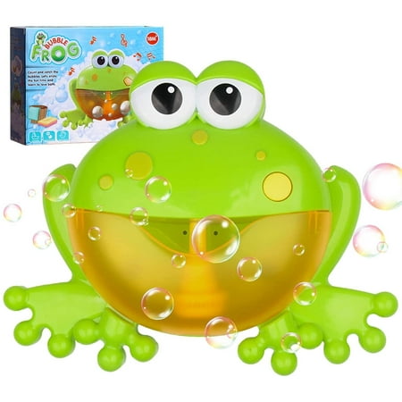 Baby Bath Bubble Toy Electric Frog Bubble Blower with Music Cute ...