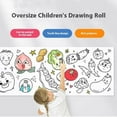 Chanana Children‘s Drawing Roll Stickable Doodle Scroll Coloring ...