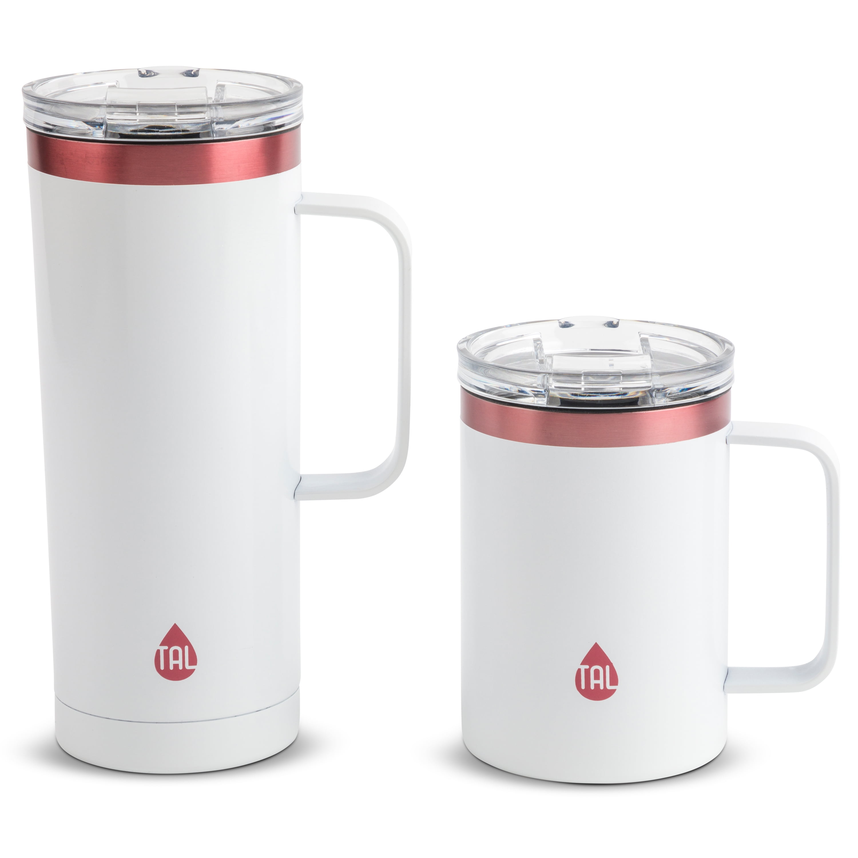 TAL Stainless Steel Mountaineer Coffee Mug 2 Pack, 20 fl oz and 12 fl ...