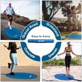 Jump Rope Mat Outdoor Indoor, Oval 52'' x 36'' Non-slip Fitness ...