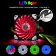 Red-Computer Case Cooling Fan, 15 Lights, Streamer 12025, Chassis ...
