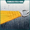 Royal Shade 8' x 9' Yellow Rectangle Waterproof Sun Shade Sail Order To ...
