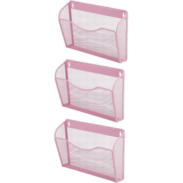 X-cosrack Wall Organizer for Office, Metal Hanging Wall File Organizer ...