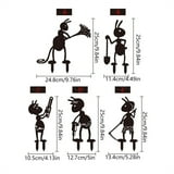 Naxoaeo Clearance Metal Garden Decor Owl Ant Yard Art Wall Decor ...