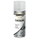 Watco Lacquer Gloss Wood Finish 11 oz, Clear, Durable, Low-Odor, Fast ...