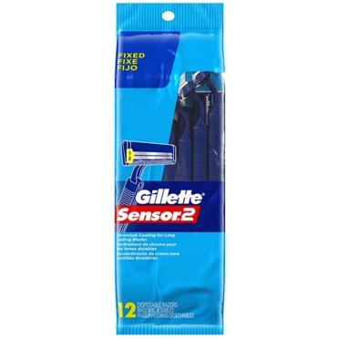 Gillette Sensor2 Men's Twin Blade Disposable Razors for Comfortable ...