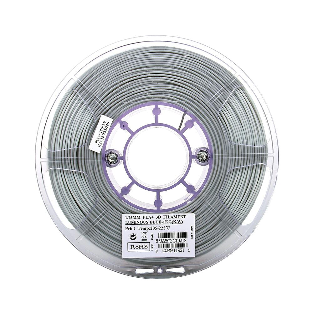 eSUN 1.75mm Luminous Blue PLA PRO (PLA+) 3D Printer Filament 1KG Spool ...