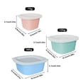 Cook with Color Mixing Bowls Set Silicone Food Storage Containers with ...