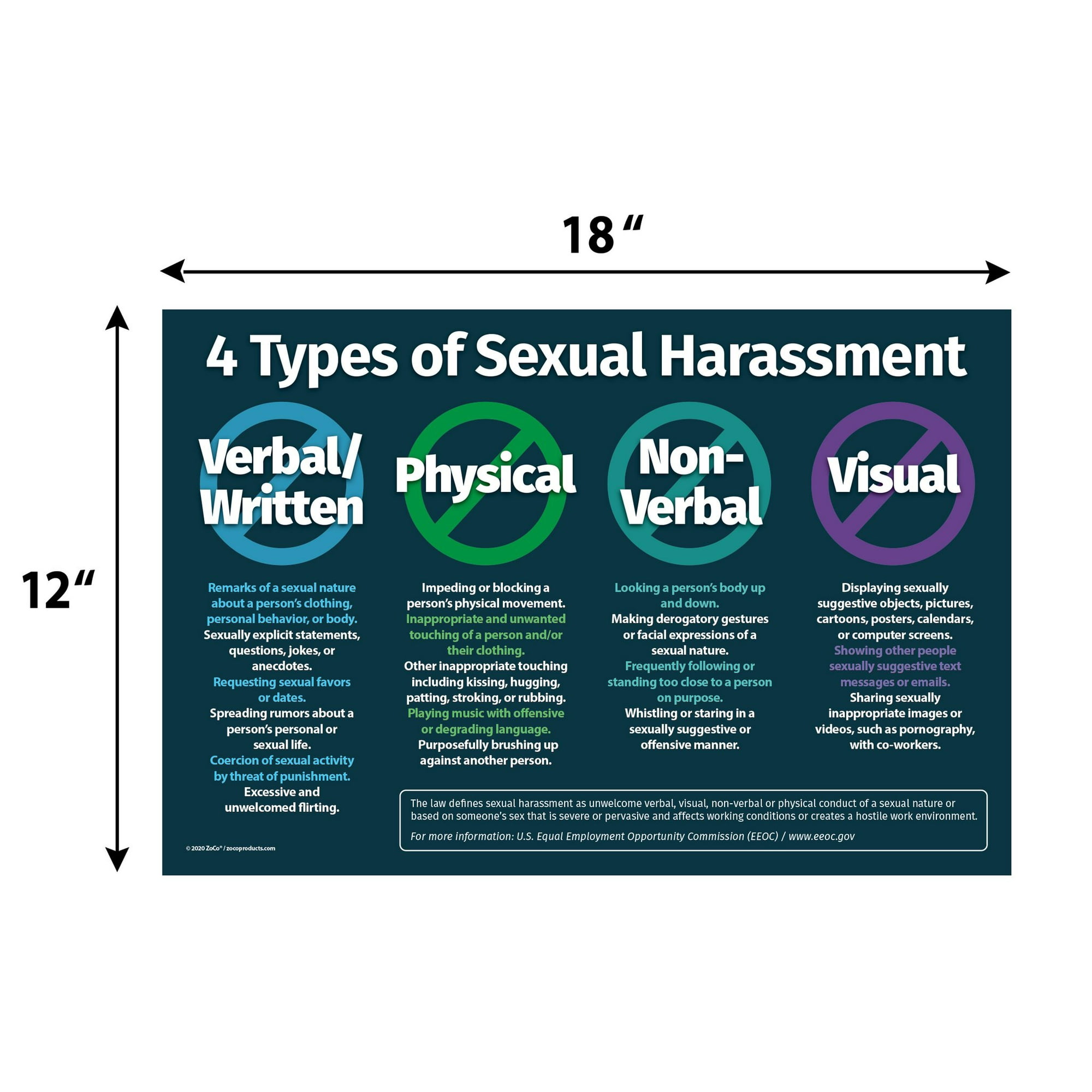 Sexual Harassment In The Workplace Poster