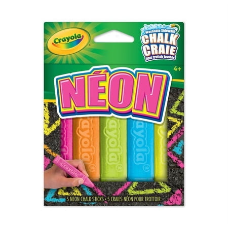 Crayola Sidewalk Chalk - Neon Toy Kit | Walmart Canada