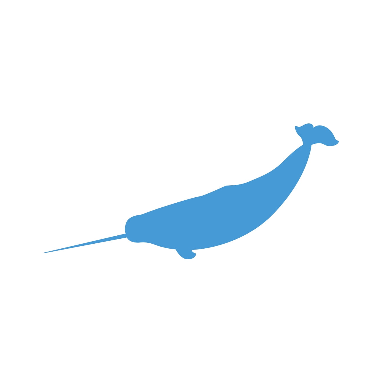 Narwhal Sticker Decal Die Cut - Self Adhesive Vinyl - Weatherproof ...