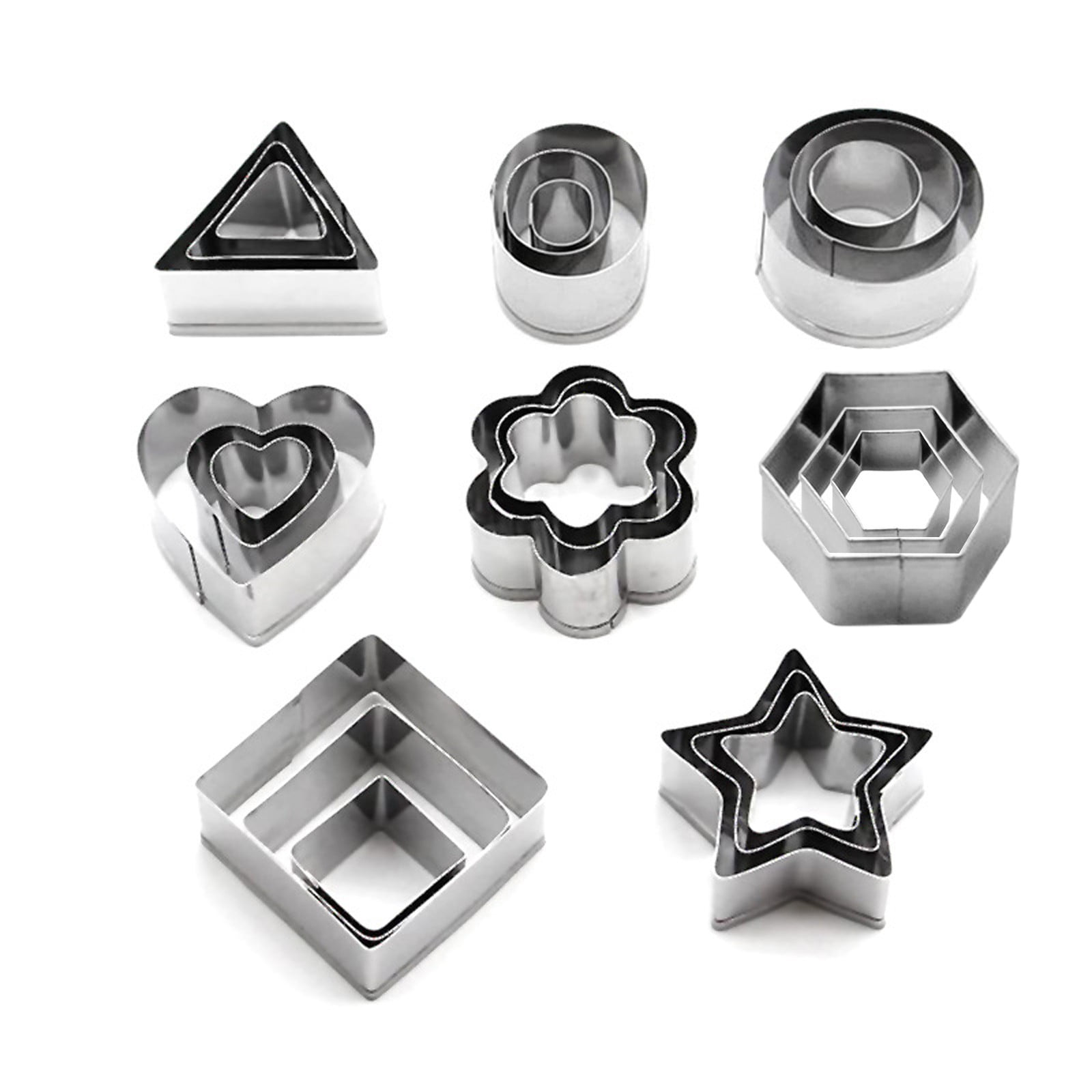 Click here for Unbranded 24 Pcs Stainless Steel Cake Dessert Cook... prices