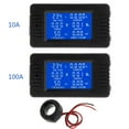 6 in 1 Digital Voltmeter Ammeter Meter AC80-260V 100A/10A Multi ...