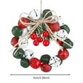 Christmas Wreath Mini Jingle Wreath Ornament Festive Holiday for Home ...