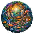 【Unique Adult Wooden Puzzles】- Magical Mushrooms & Animal Shapes - High ...