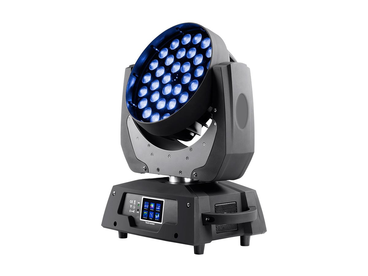 Monoprice Stage Wash Moving Head (RGBW) With Zoom, 10 Watt, x 36 LED ...
