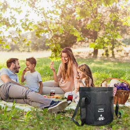 Lutabuo PVC Camping Bucket Multifunctional Water Storage Bucket for ...