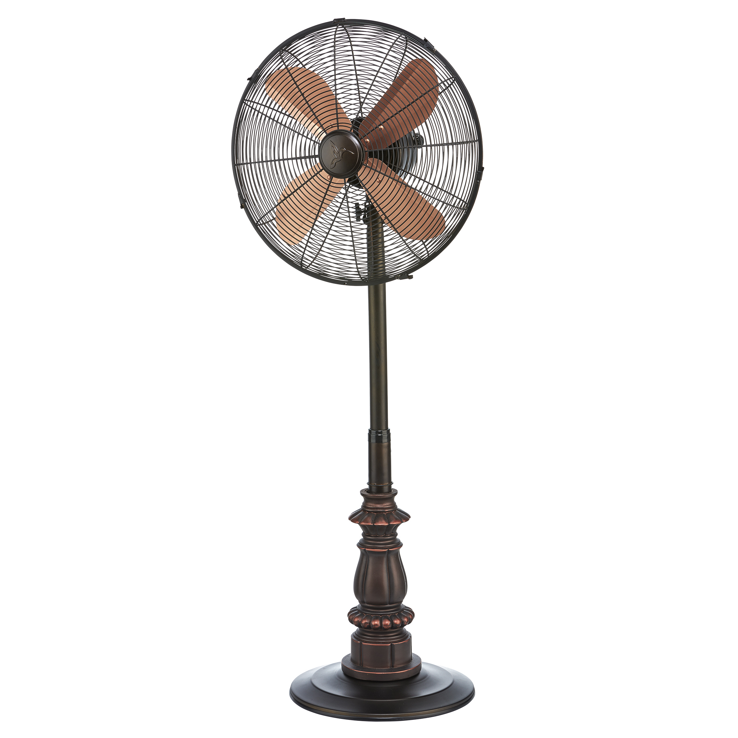 DecoBREEZE Pedestal Fan Adjustable Height 3 Speed Oscillating Fan 16