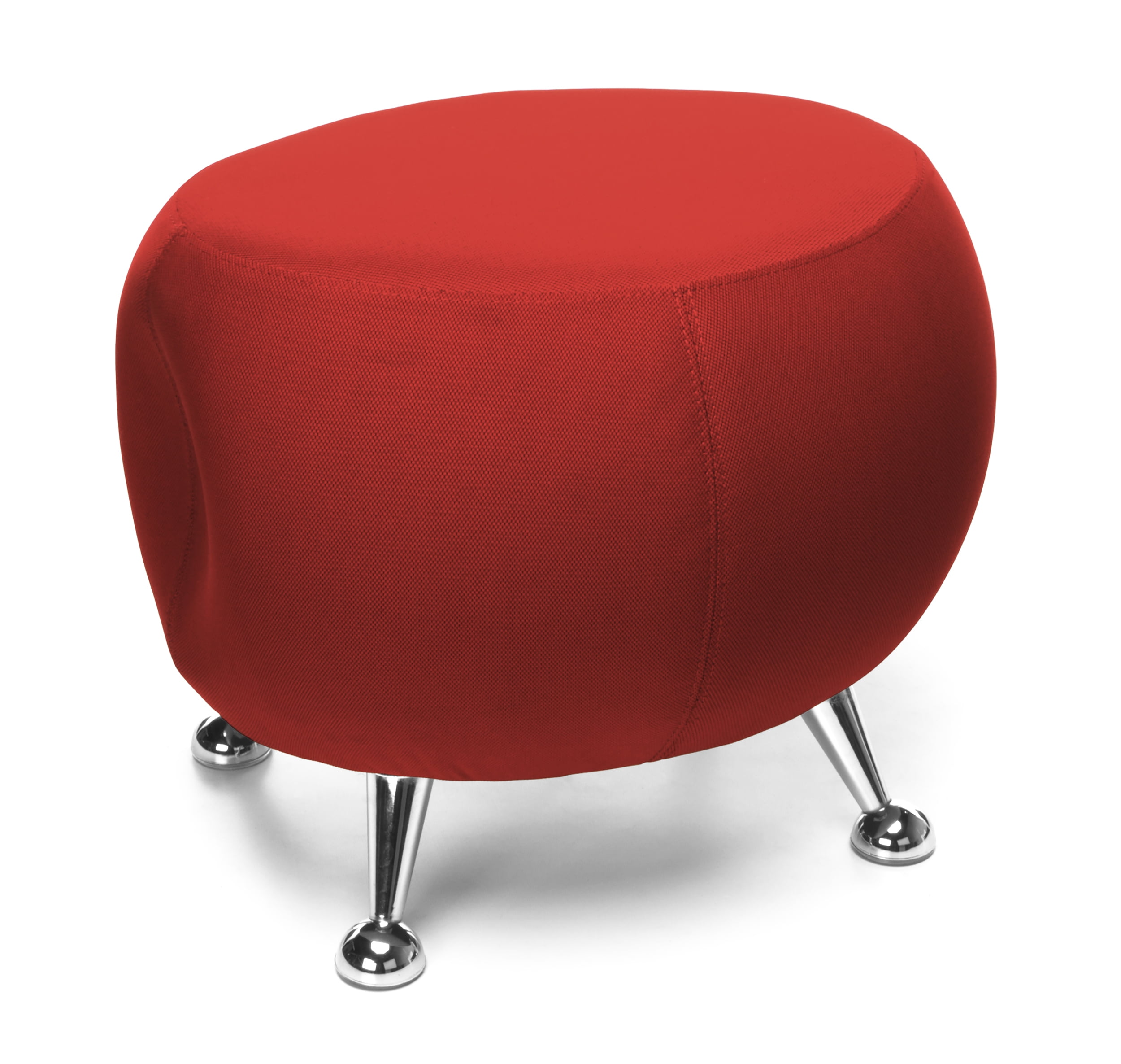 OFM Jupiter Series Fabric Ball Stool, in Red (2001-2312) - Walmart.com