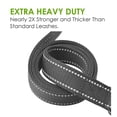 Heavy Duty Dog Leash - 2 Handles by Padded Traffic Handle for Extra ...