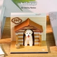 3D Calendar 2025 Dog Tear Away Paper Carving Creative Desktop Ornament ...