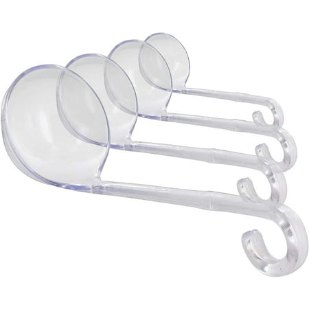 Clear Plastic Mini Ladles Set 6" Inch and 5.5" Inch Perfect for Serving ...