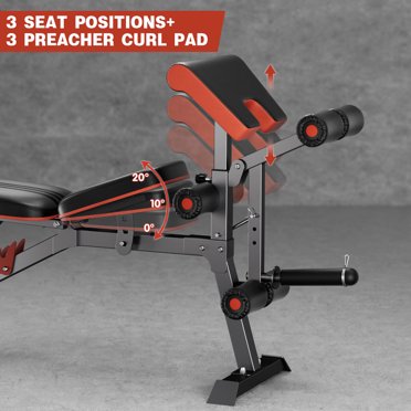 Powerline by Body Solid PFI150 Adjustable Bench - Walmart.com