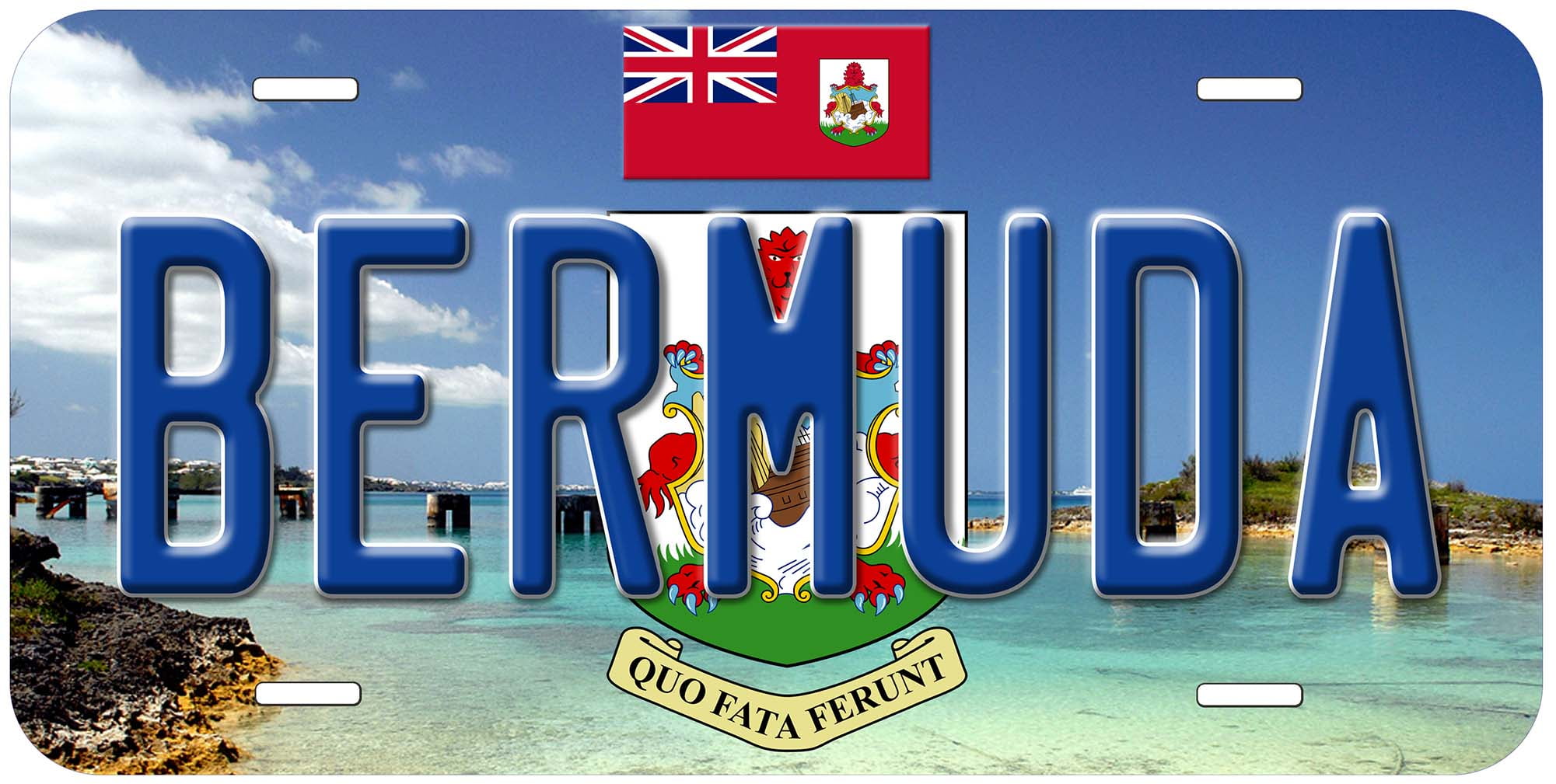 Bermuda TAG02 Novelty Car License Plate - Walmart.com
