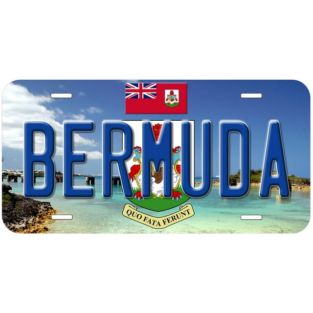 Bermuda TAG02 Novelty Car License Plate - Walmart.com