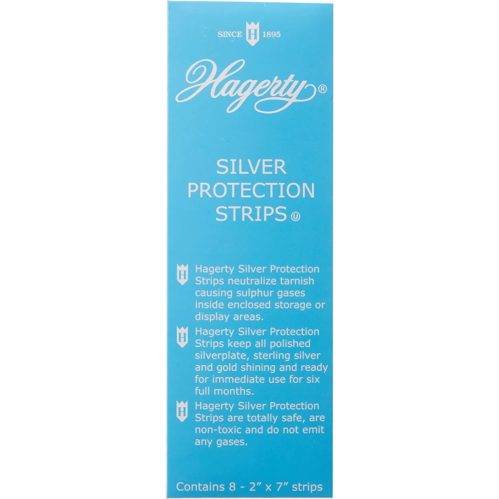 Hagerty Silver Protection Strips Neutralize Tarnish 8 Strips, 3 Pack ...