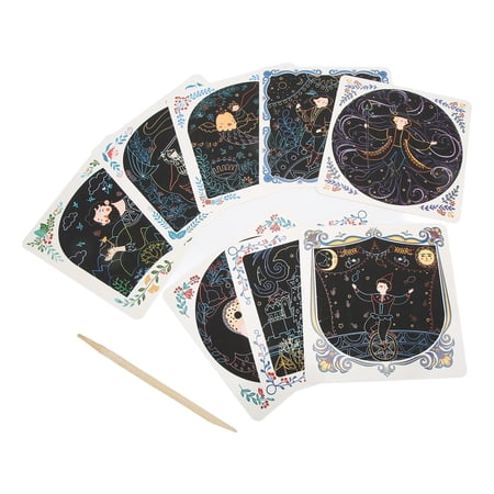 Scratch Book, 8 Sheets Comfortable Grip Cartoon Scratch Paper Gorgeous ...