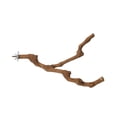 2Pcs Natural Wooden Parrot Stand Branch,Paw Grinding Fork Parakeet ...