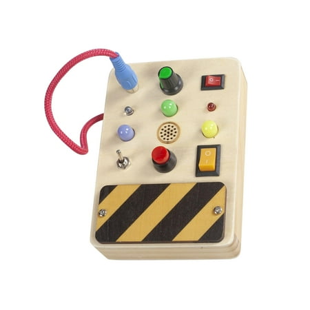 Baby Activity Board Toggle Switch Educational Cognition Game Fine Motor ...